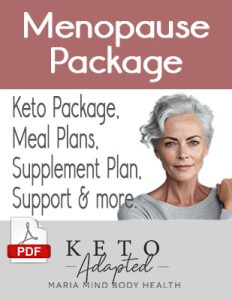 NEW! Menopause Package with Lifetime Access – Keto-Adapted